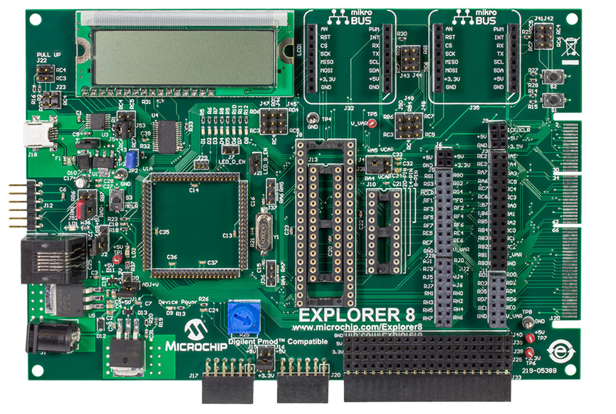 Explorer 8: The All-in-One Development Board for Embedded 8-bit Design ...